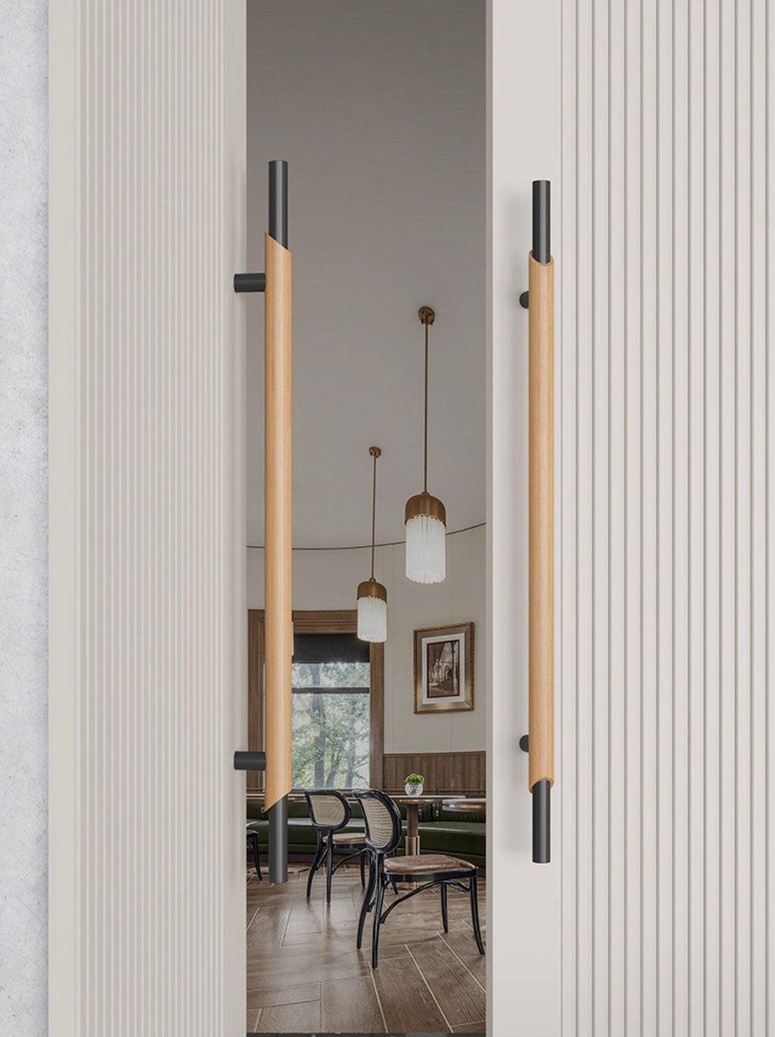 VINICIUS / Long Entrance Door Handles Push Pull | Handle Shop Couture ...