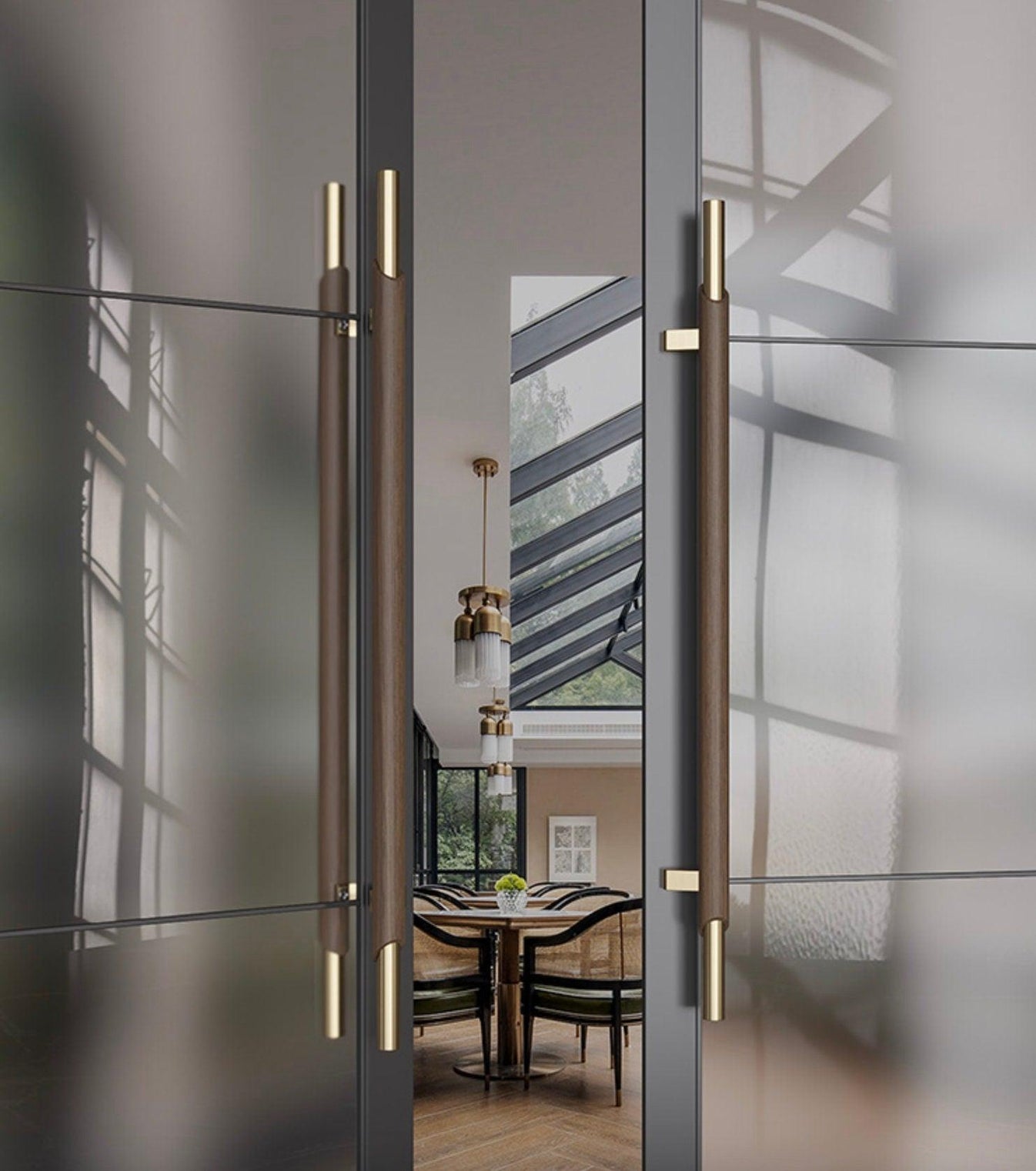 VINICIUS / Long Entrance Door Handles Push Pull | Handle Shop Couture ...
