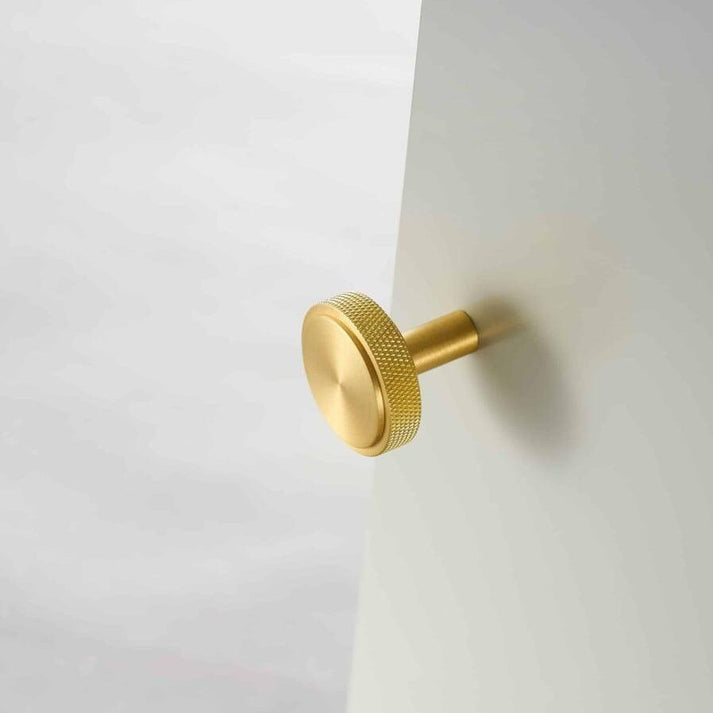 VOULA / Knurled Brass Knobs - Handle Shop Couture